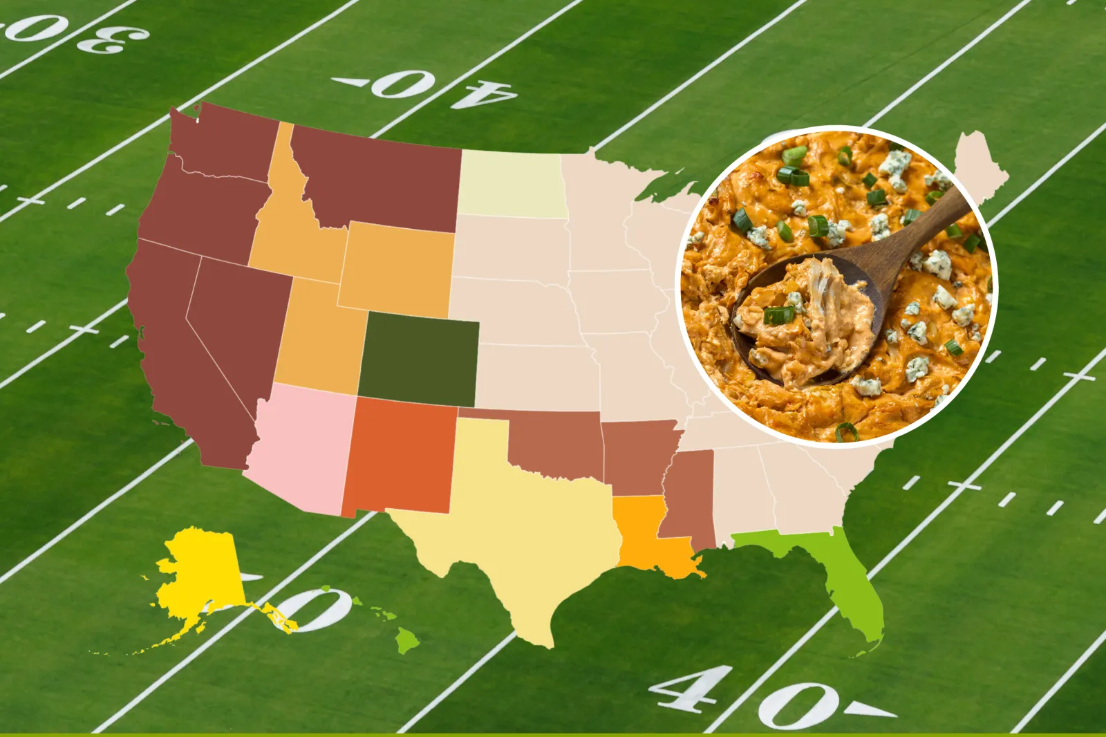 Map Reveals America’s Favorite Super Bowl Foods - Newsweek