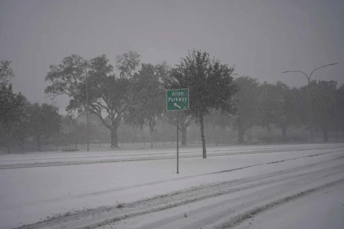 Does Houston, Texas Get Snow? Chart Shows How Often It Happens - Newsweek