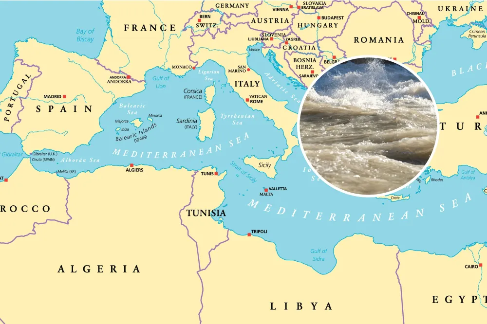 Colossal ‘Megaflood’ Refilled Mediterranean Sea 5 Million Years Ago ...