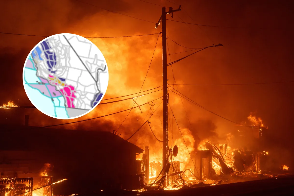 California Wildfires: New Warnings For LA and San Diego Amid High Winds ...