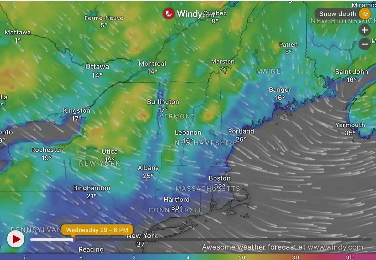 Vermont Residents Warned About Traveling as Snow Totals Could Hit 9 ...