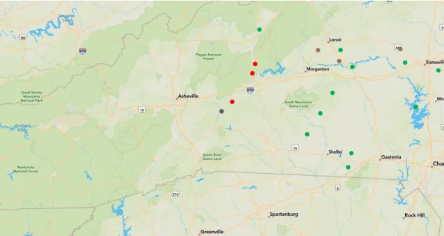 North Carolina Wildfire: Map Shows Active Incidents in Area - Newsweek