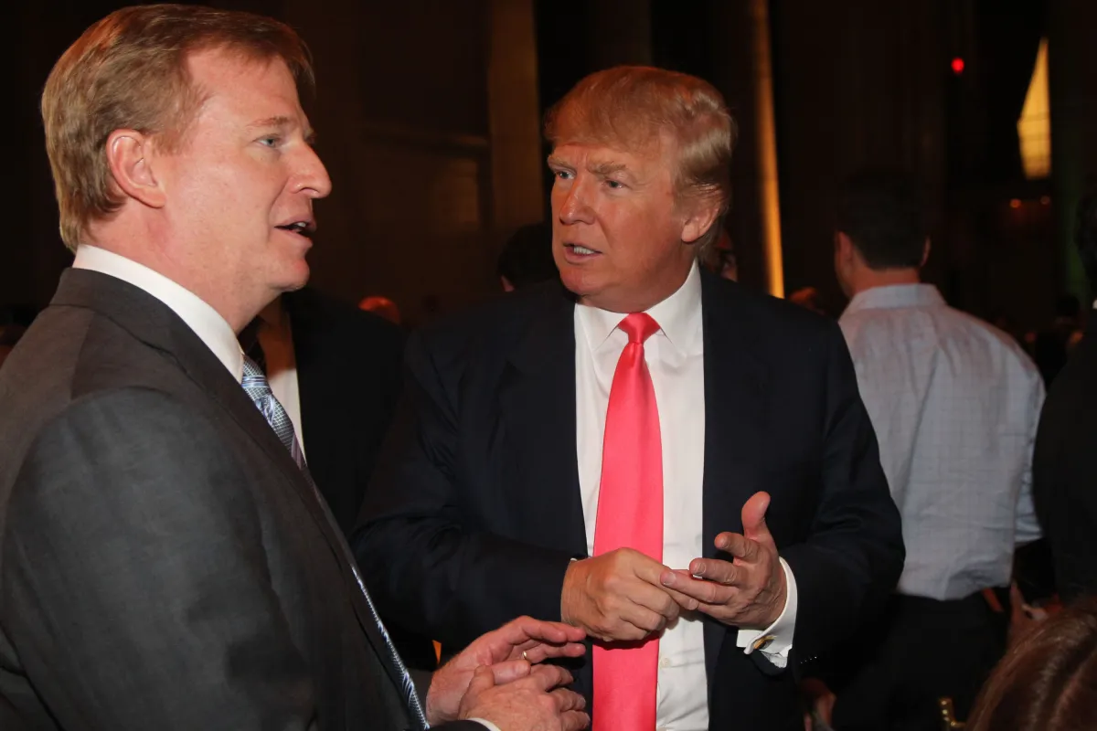 Roger Goodell Goes Against Donald Trump, Announces NFL Will Continue ...