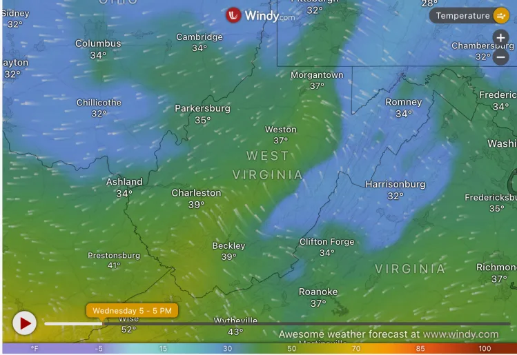 West Virginia Ice Storm—Live Tracker - Newsweek