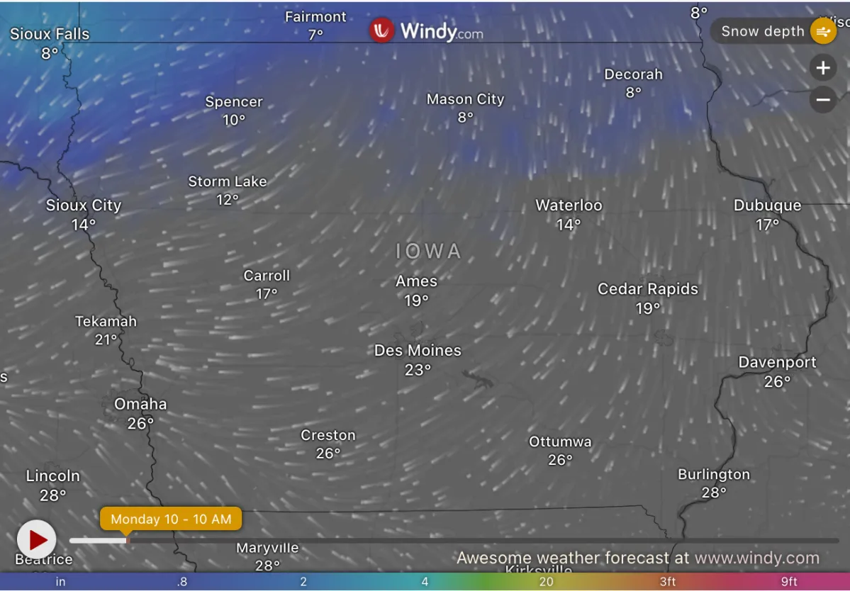 Iowa Winter Storm Warnings: Live Tracker Maps - Newsweek