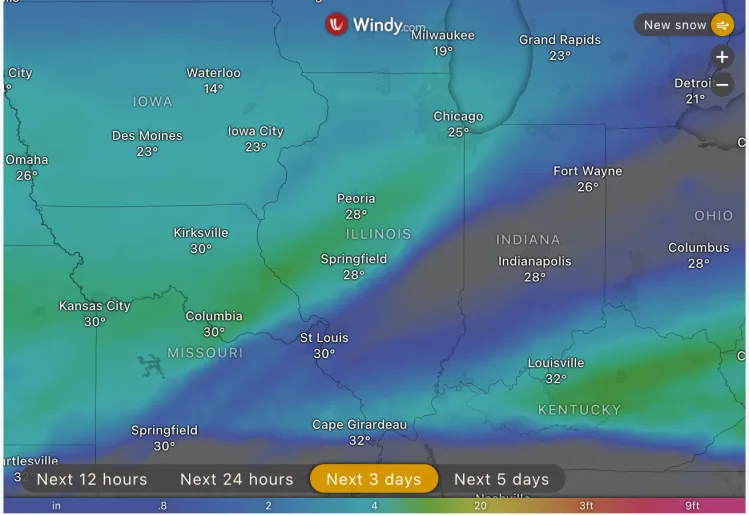Chicago Expecting Biggest Snowstorm of Season—Live Tracker - Newsweek