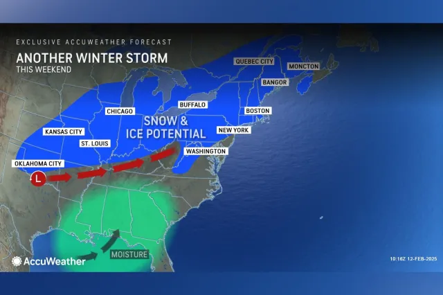 Winter Storm Map Shows Which States Will Be Impacted This Weekend ...