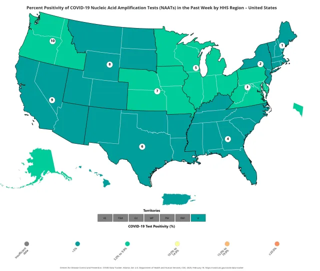 COVID Map Shows Latest Case Rates Across US - Newsweek