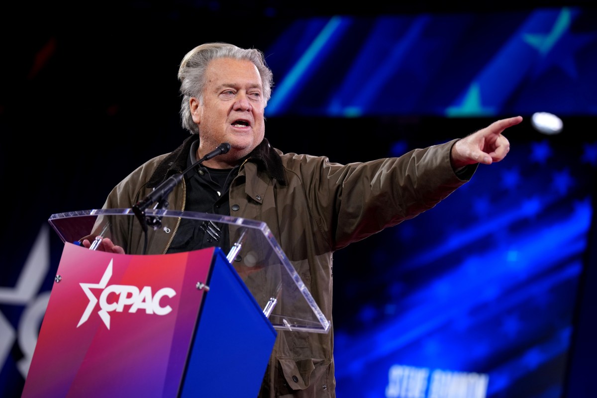 Steve Bannon Accused of Making ‘Nazi Salute’ During CPAC Speech - Newsweek