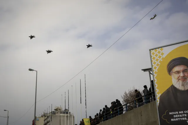 Iran reacts to Israel's flyover at slain Hezbollah leader Nasrallah's ...