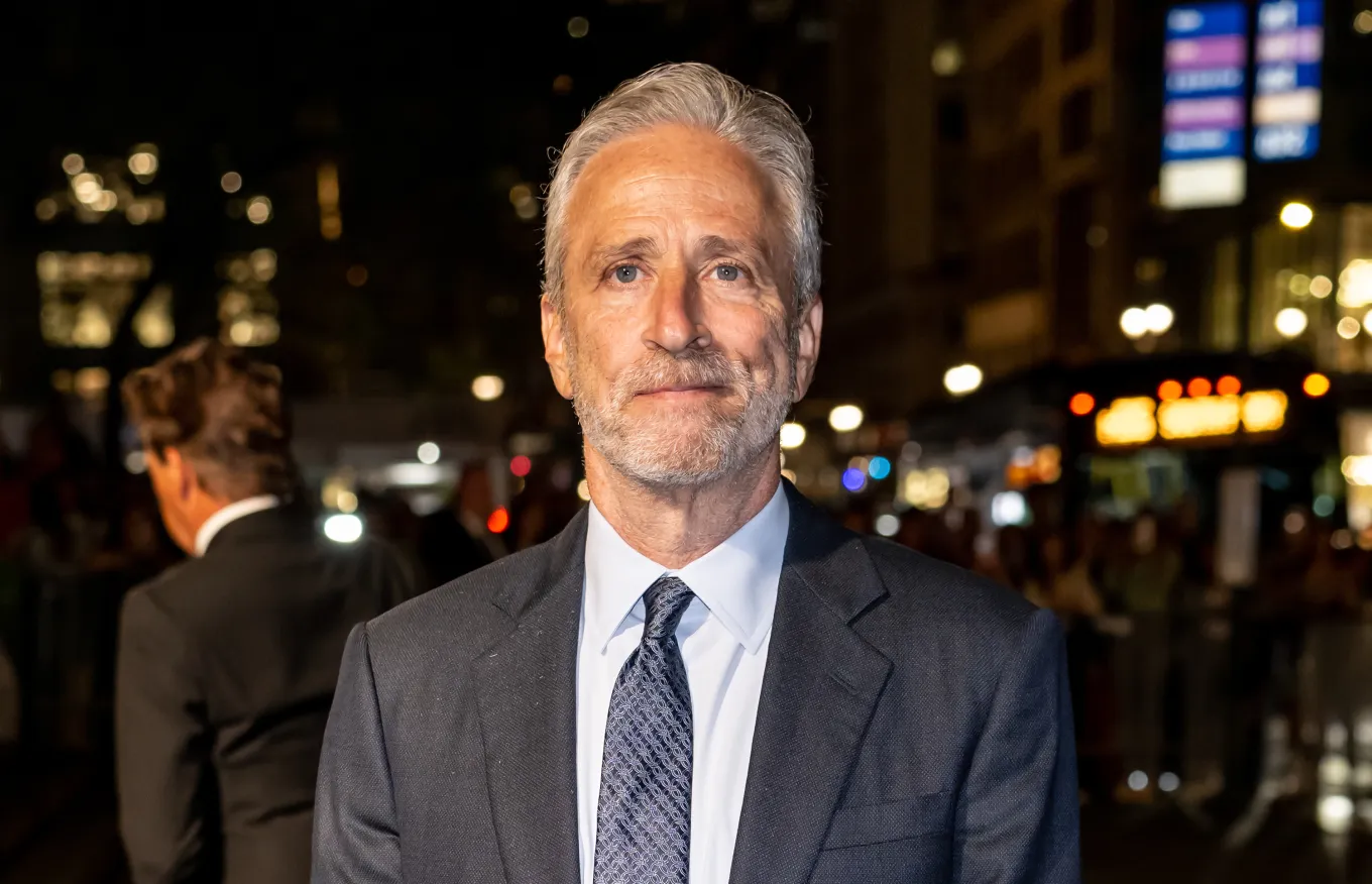 Jon Stewart Suffers Bloody Injury in Harrowing On-Set Mishap - Newsweek