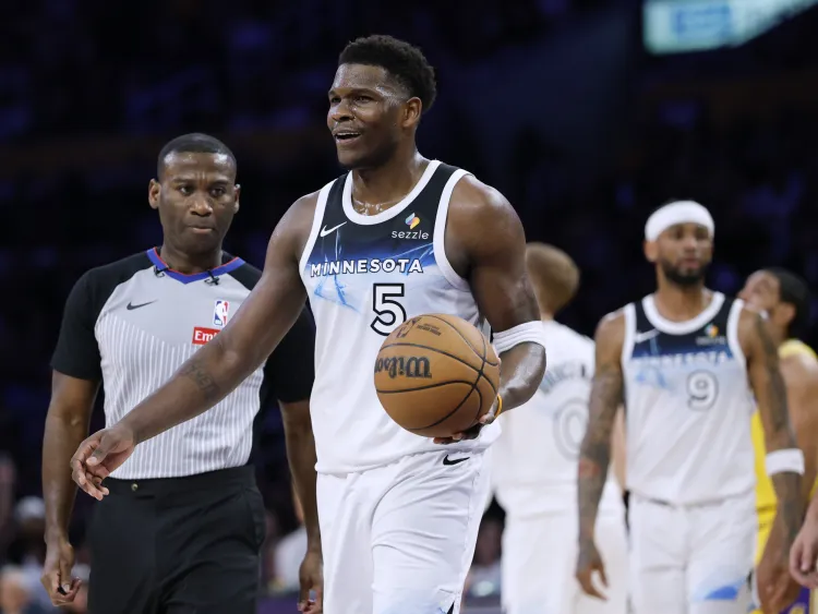 Timberwolves Star Anthony Edwards Suspended by NBA After Wild Ejection ...