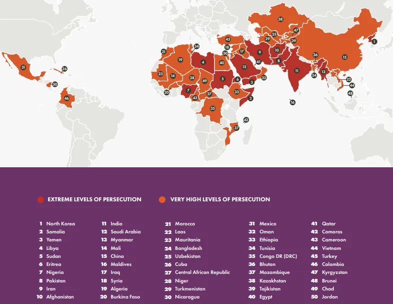 How Christians Are Suffering Extreme Persecution Around the World ...