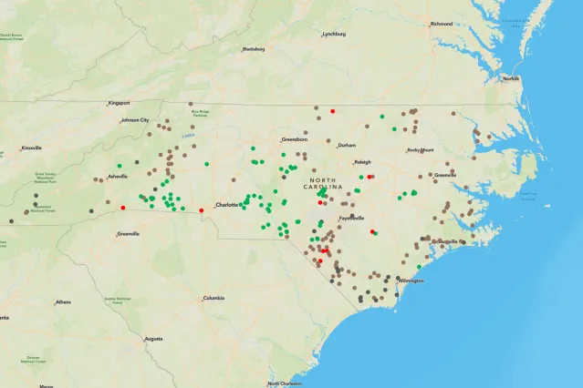 Carolina Fire Maps Show Where Blazes Burning in North, South Carolina ...