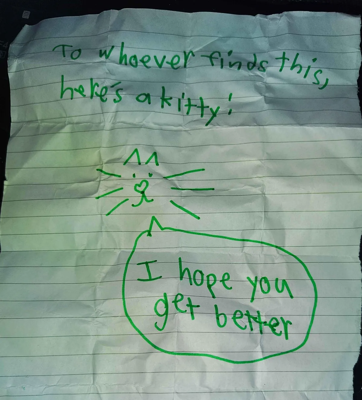 Teen Spends Two Weeks in Hospital—Then Finds Hidden Note in a Floor ...