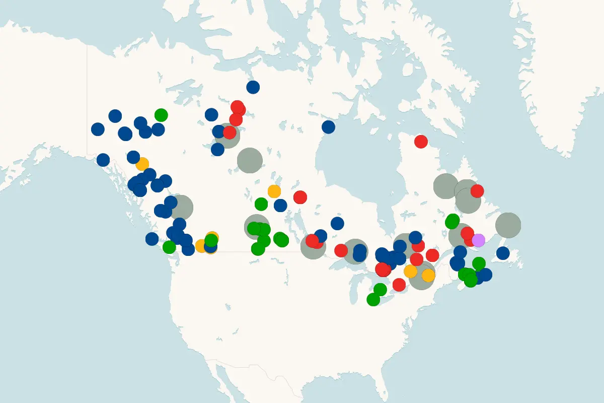 Map Shows Canada’s Rare Earth Treasure Trove as Tariff War Escalates ...