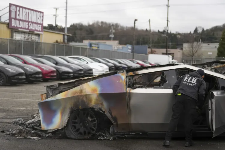 Tesla Attack Map Shows Wave of Elon Musk Products Being Targeted - Newsweek