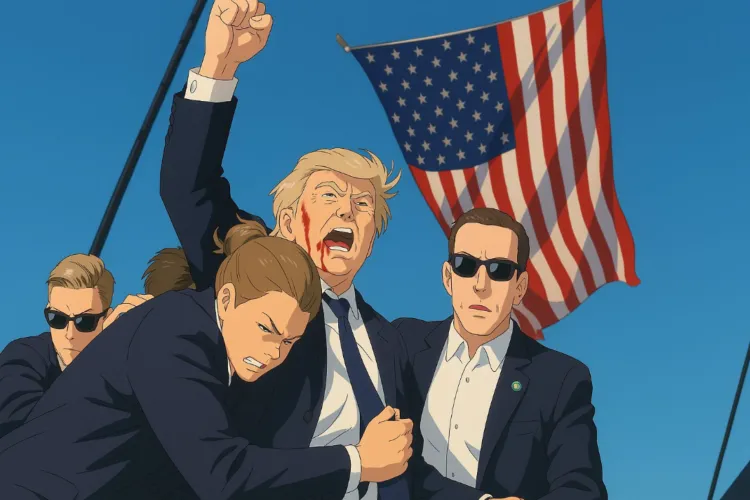 Donald Trump Gets Studio Ghibli Makeover In New AI Trend - Newsweek
