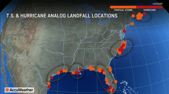 2025 Hurricane Season Map Shows Where Texas Could Get Hit Hardest ...
