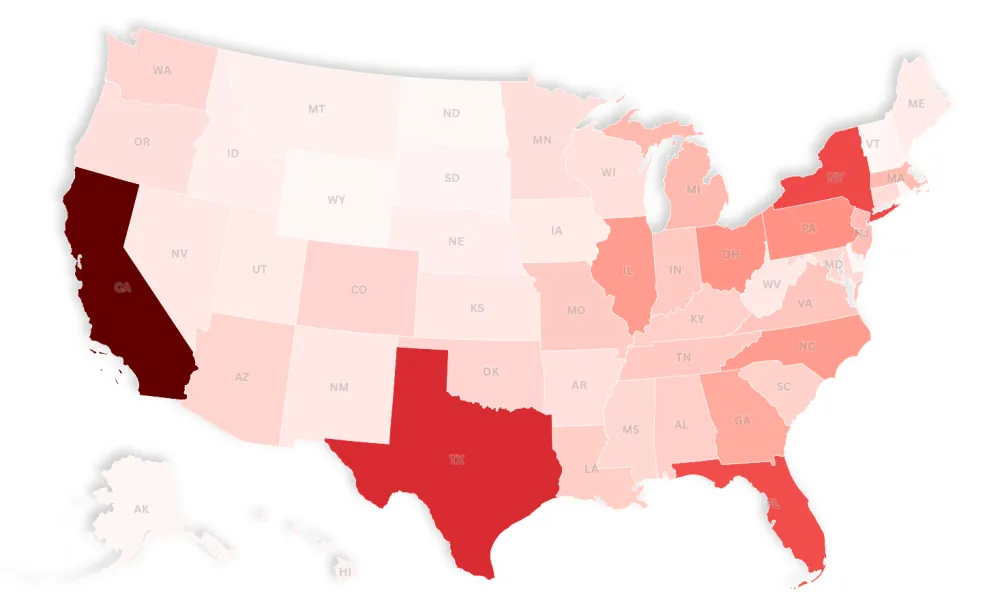 Social Security Map Shows States Most Impacted by Trump Rule Change ...