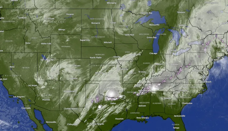 Tornadoes Batter South and Midwest, Flood Warnings: Live Tracker Maps ...