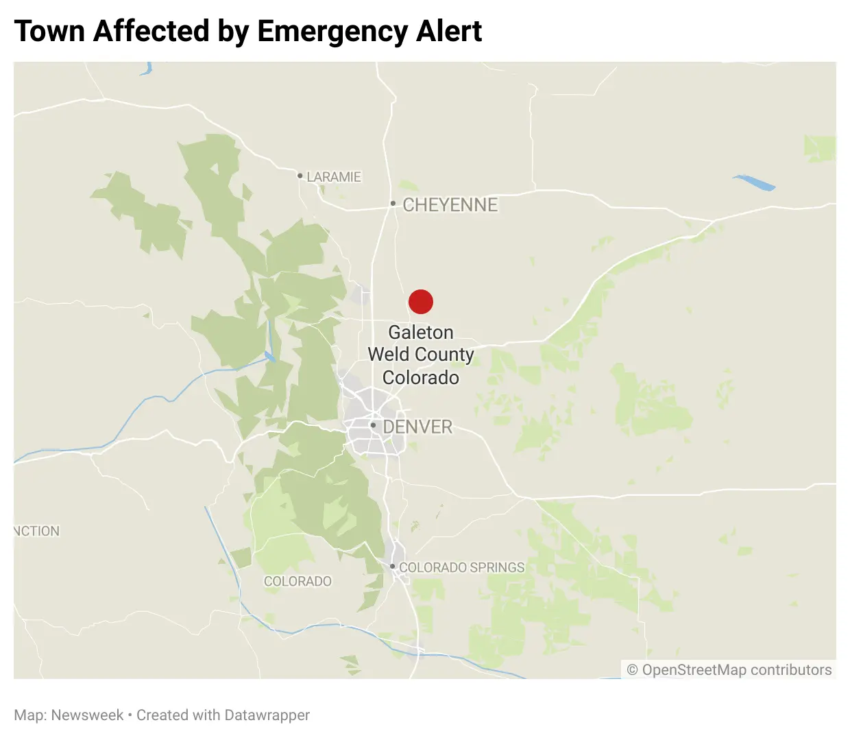 Colorado Area Evacuated, School Closed As Emergency Alert Issued - Newsweek