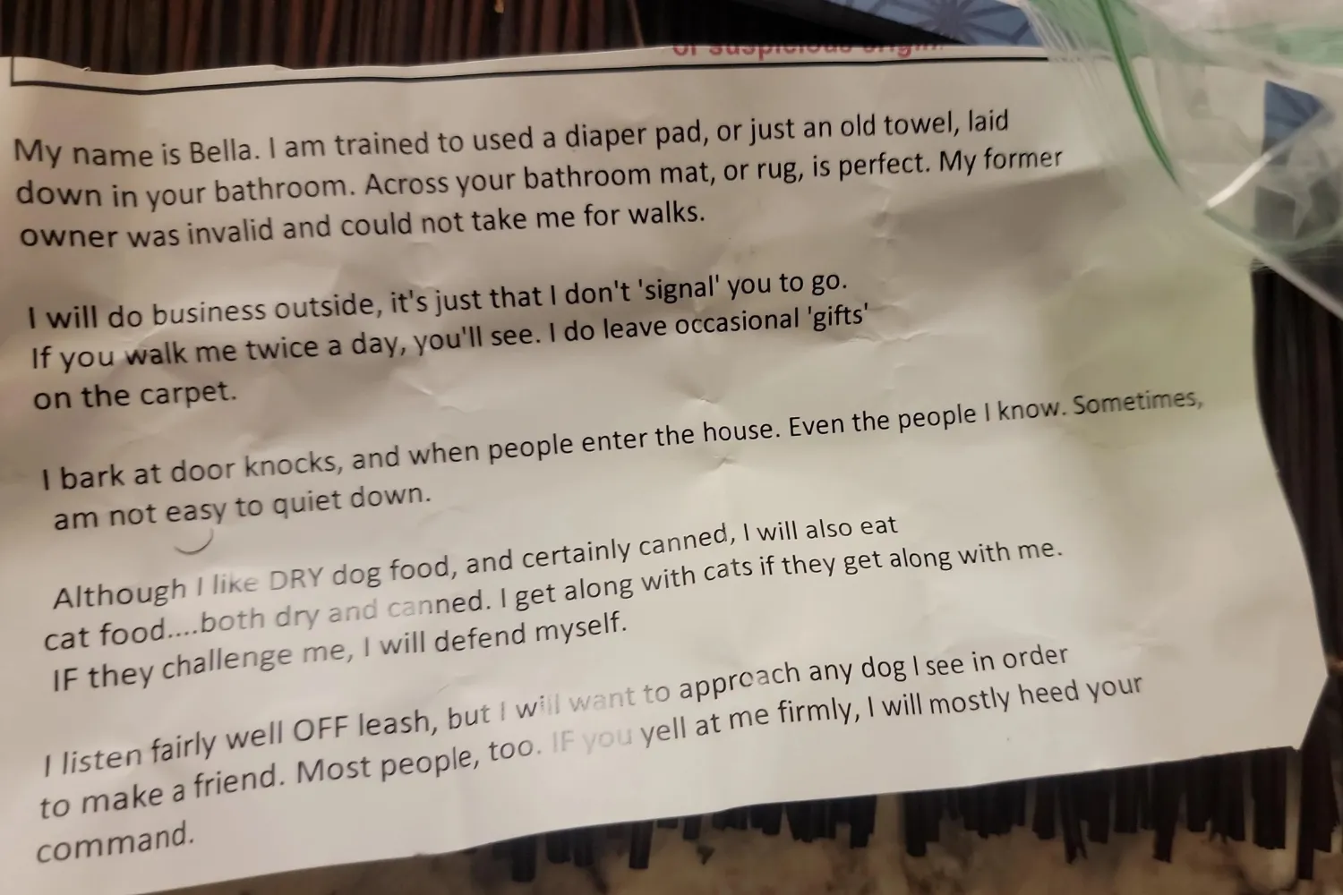 Tears As Couple Find Dog Abandoned by Owner With ‘Heartbreaking Note ...