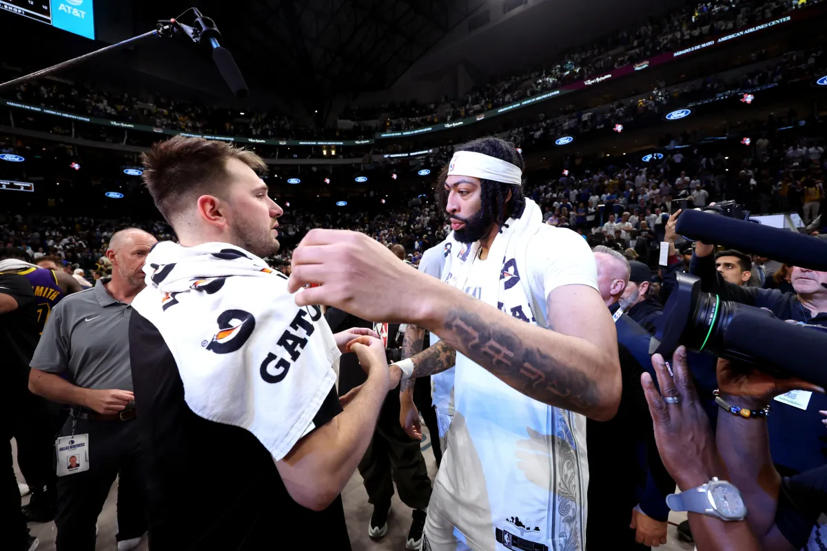 Anthony Davis Shared Private Conversation With Luka Doncic in First ...