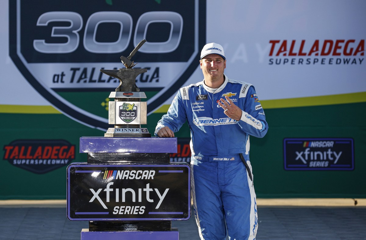 Austin Hill Smashes Superspeedway Record After Surviving Talladega ...