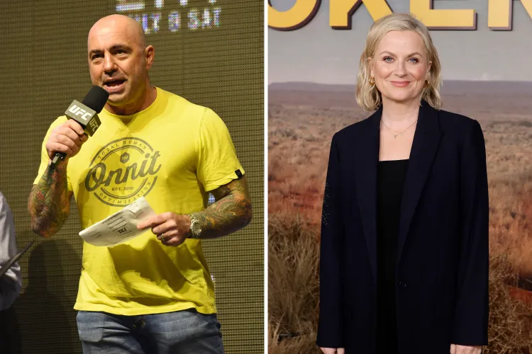 Joe Rogan Called Out After Amy Poehler Podcast Surpassed His on Spotify ...