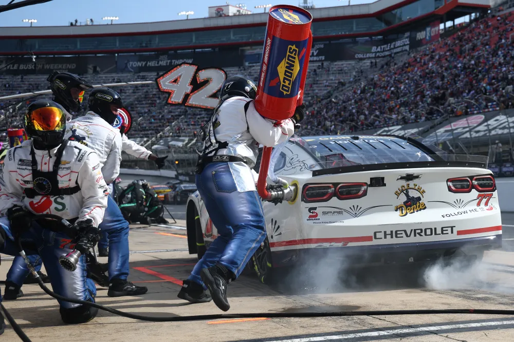 Carson Hocevar Pit Crew Member Caught Up In Scary Incident In Talladega ...
