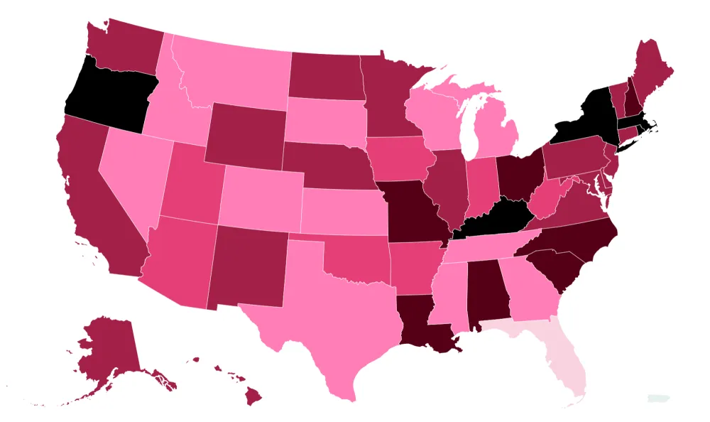 Map Shows Best States for ‘Education Freedom’ - Newsweek
