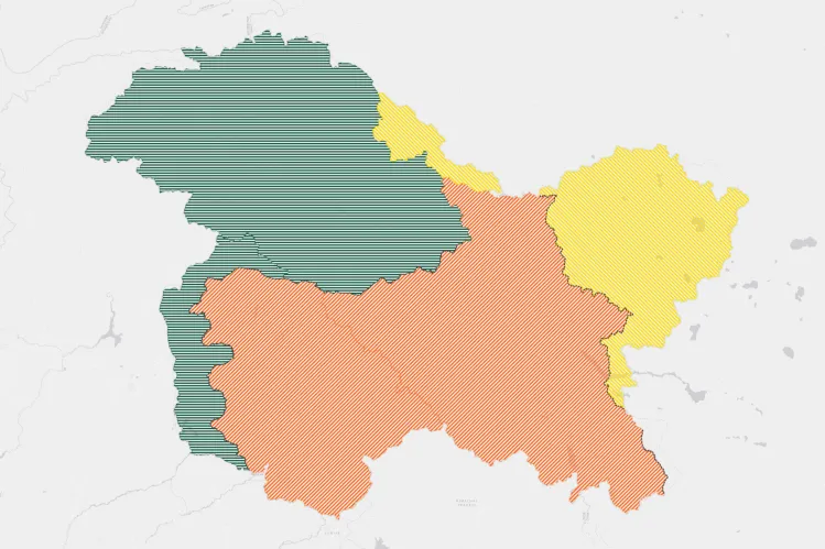 Kashmir Map Shows Who Controls Territory in Contested Himalayan Region ...