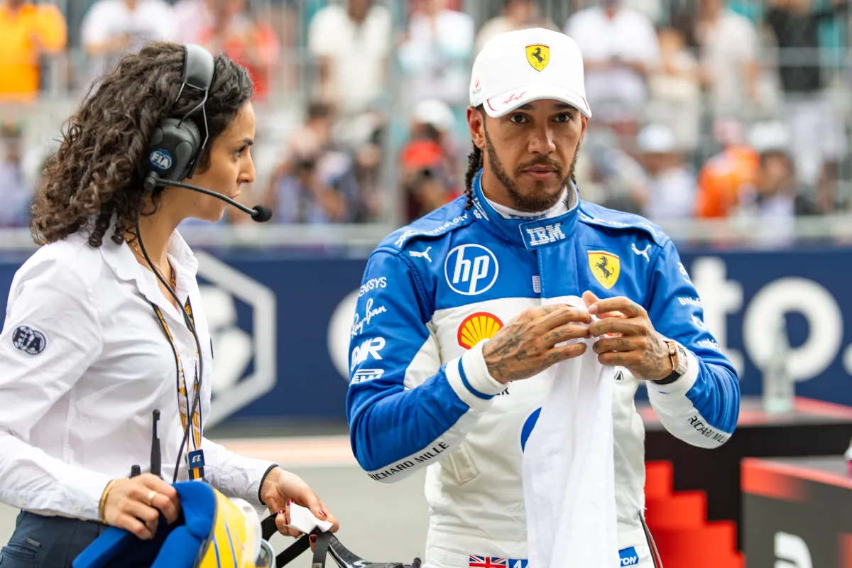Lewis Hamilton Defends Radio Messages in Ferrari Feud at F1 Miami GP ...