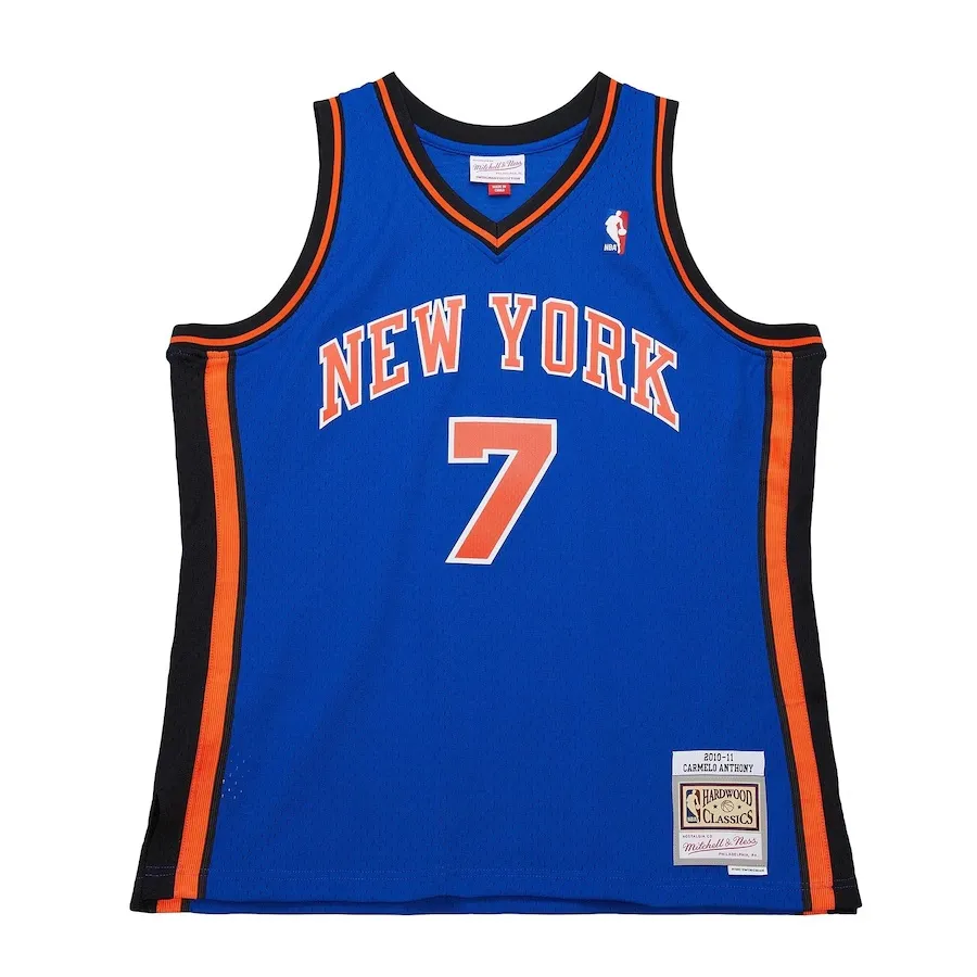 How to Buy Carmelo Anthony Mitchell & Ness New York Knicks Throwback ...