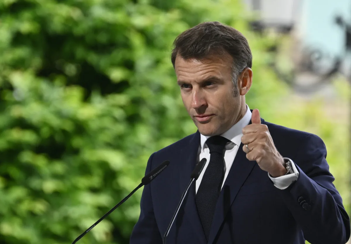 Emmanuel Macron ‘Cocaine’ Claims Erupt After Kyiv Meeting - Newsweek