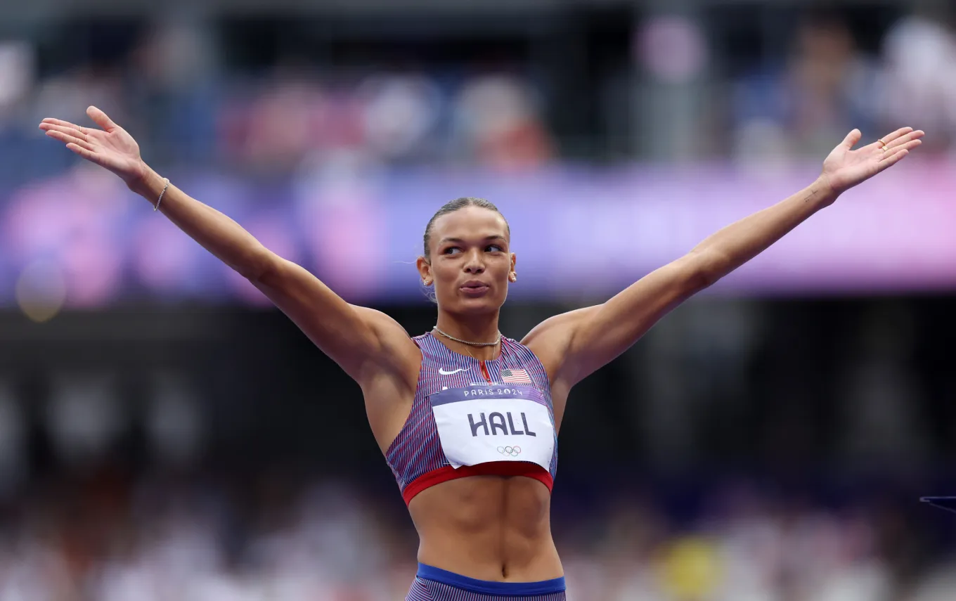 Olympic Track Star Anna Hall Makes Sports Illustrated Swimsuit Debut ...