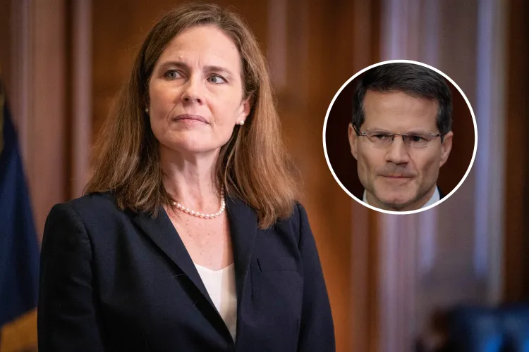 Amy Coney Barrett Confronts Trump Admin Lawyer on Respecting Court ...