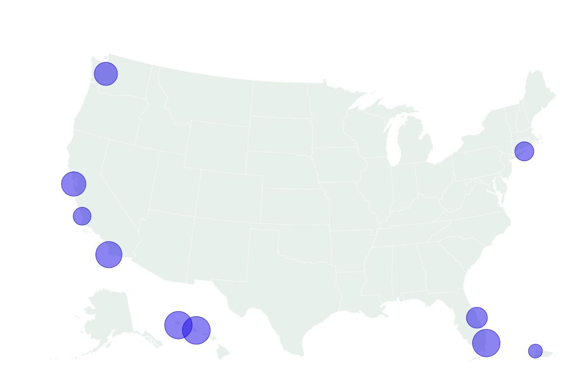 Map Shows US Beach ‘Bacteria Hotspots’ After 10,000 Samples Tested ...