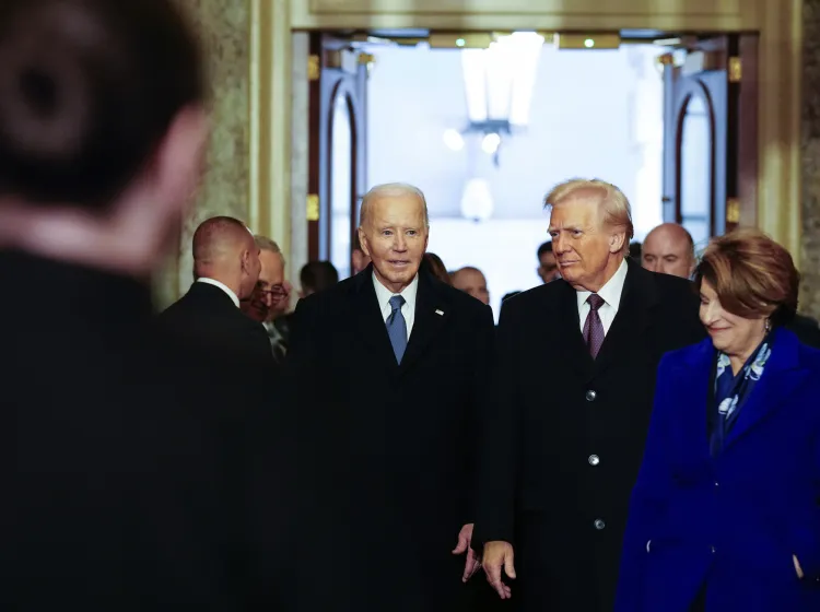 Biden and Trump Shared Car on Inauguration Day. Only Witness Gives ...