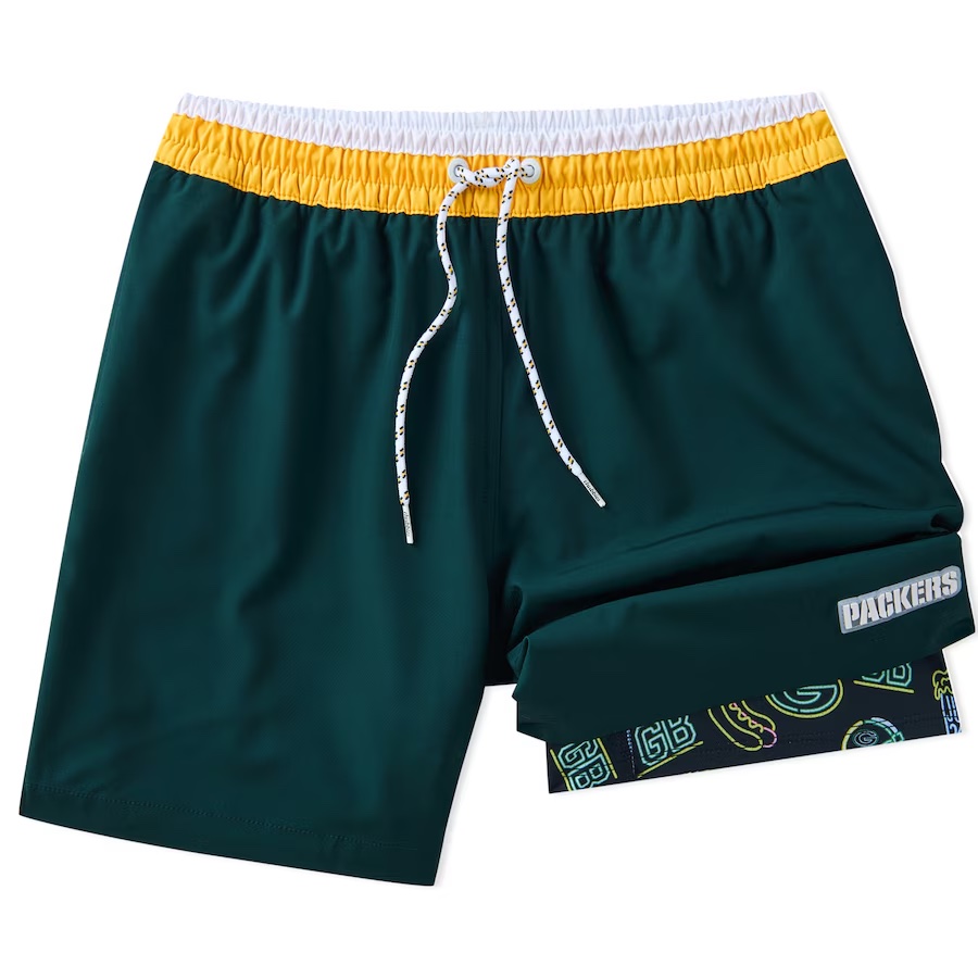 How to Buy Green Bay Packers Chubbies Swim Trunks: Shop NFL Chubbies ...