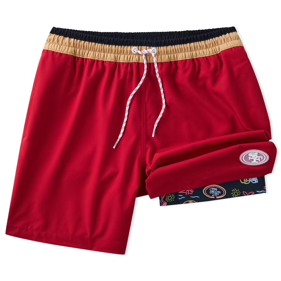How to Buy San Francisco 49ers Chubbies Swim Trunks: Shop NFL Chubbies ...