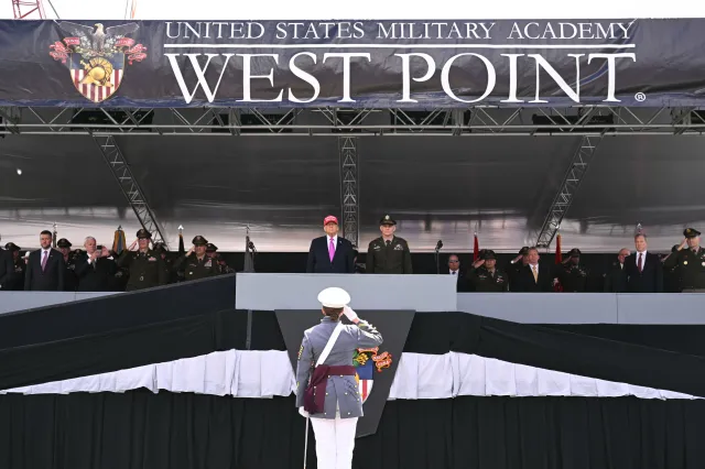 Trump Complains About ‘Stolen’ Hypersonic Rockets During West Point ...