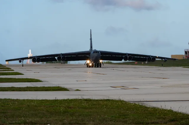 US Sends New Bombers to Frontline Air Base in West Pacific - Newsweek