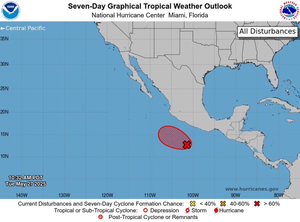 Tropical Storm Path as Forecast Shows It’s Expected to Form This Week ...