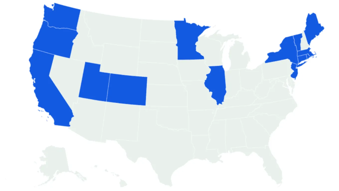 Map Shows 14 States Offering Health Coverage To Undocumented Migrants ...