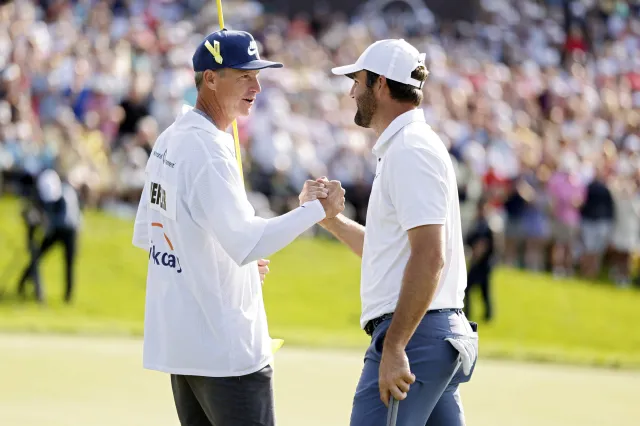 Scottie Scheffler's Caddie, Ted Scott, Memorial Locker Room Video Goes ...