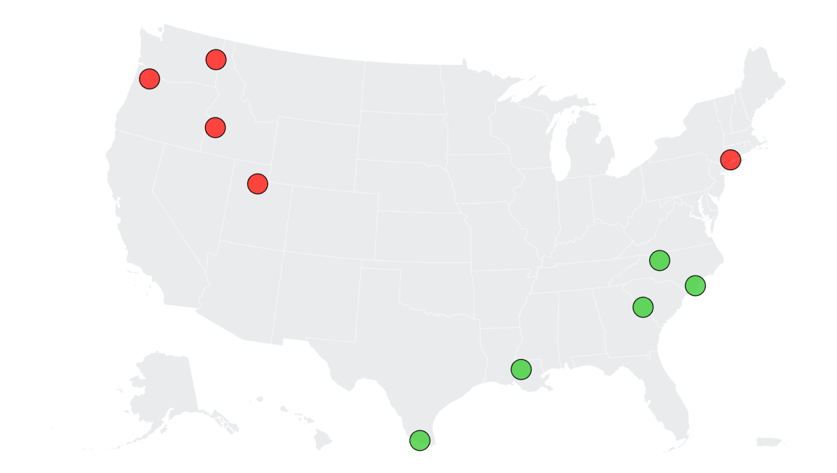 Map Shows Best And Worst U.S. Cities For Housing Affordability - Newsweek
