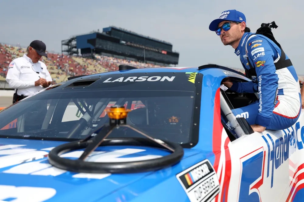 Kyle Larson Reveals Reason Behind Scary Crash in Plymouth - Newsweek