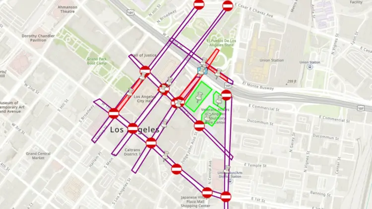LA Riots Map Shows Where National Guard Clashes Are Taking Place - Newsweek